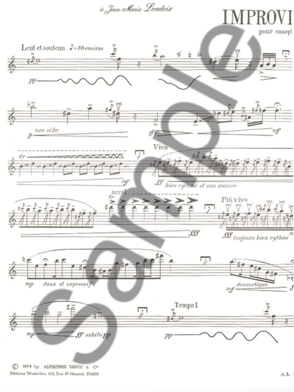 Improvisation 1 Ryo Noda Partition