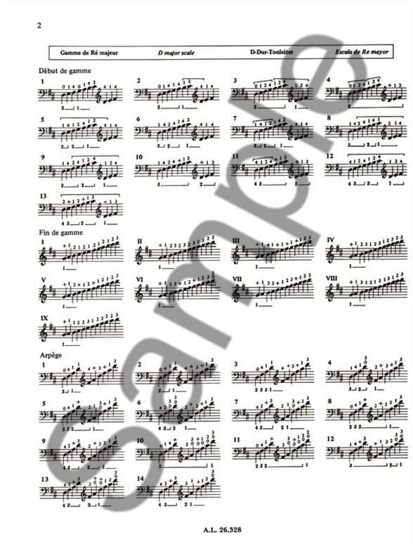 François Rabbath - Nouvelle Technique de Contrebasse Volume 3 ...