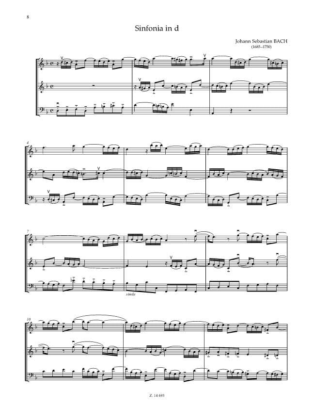 Trios For 2 Violins And Cello Partition Di Arezzo Fr