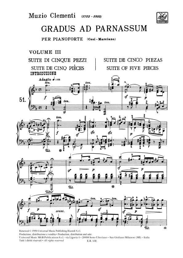 Muzio Clementi - Gradus Ad Parnassum Volumen 3 - Partition - di-arezzo.es