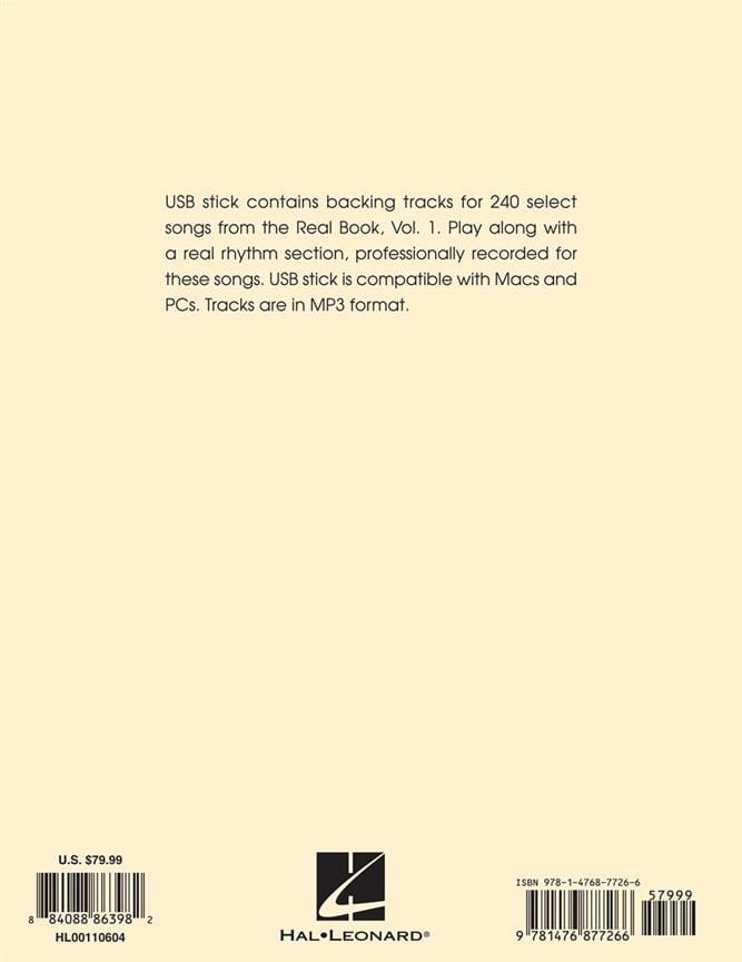 The Real Book Volume 1 - Sixth edition avec 240 mp3 sur clé USB - C ...
