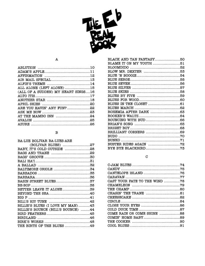 The Real Book Volume 2 - Second Edition - Partition